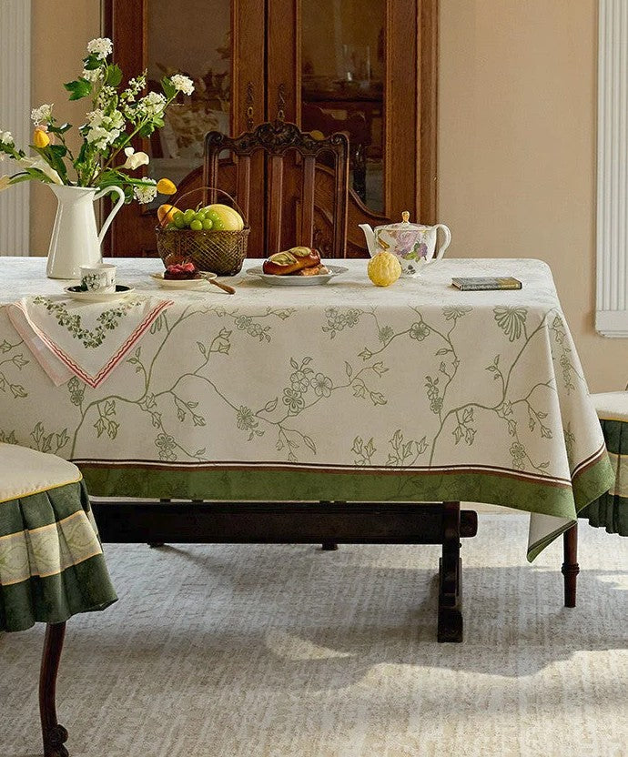 Unique Tablecloth for Home Decoration, Modern Tablecloth, Flower ...