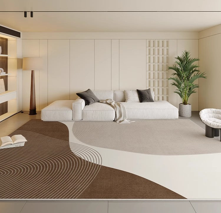 Large Geometric Rugs for Living Room, Abstract Modern Area Rugs for Be ...