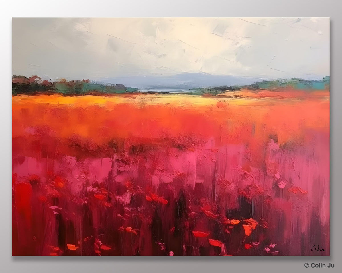 Landscape Paintings for Living Room, Landscape Canvas Paintings, Abstr ...
