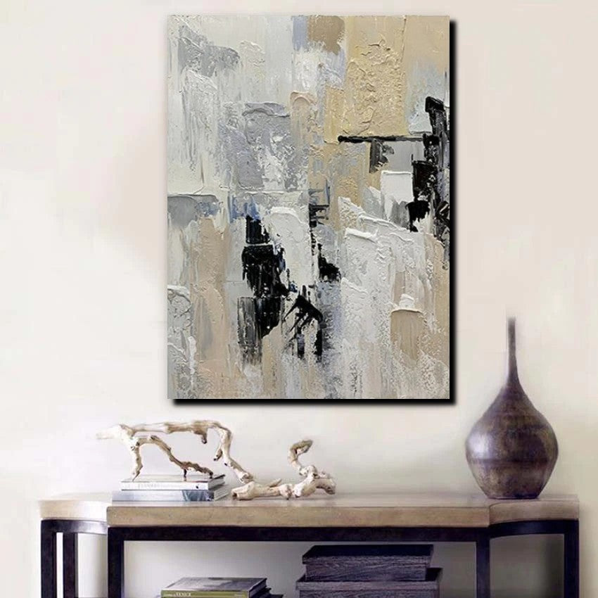 Heavy Texture Painting, Modern Abstract Painting, Simple Wall Art Idea ...