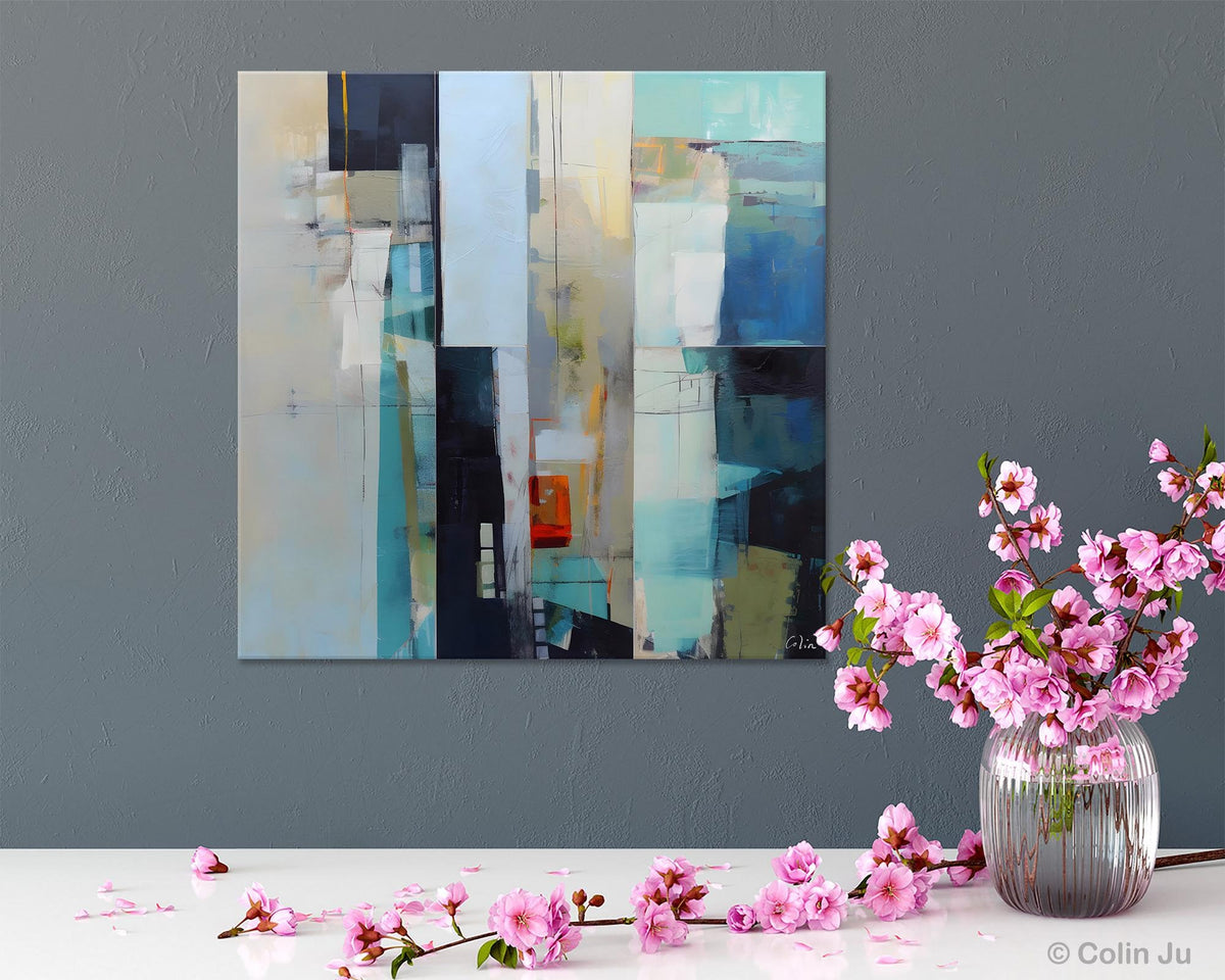 Original Modern Acrylic Art, Abstract Canvas Art for Bedroom, Modern C ...